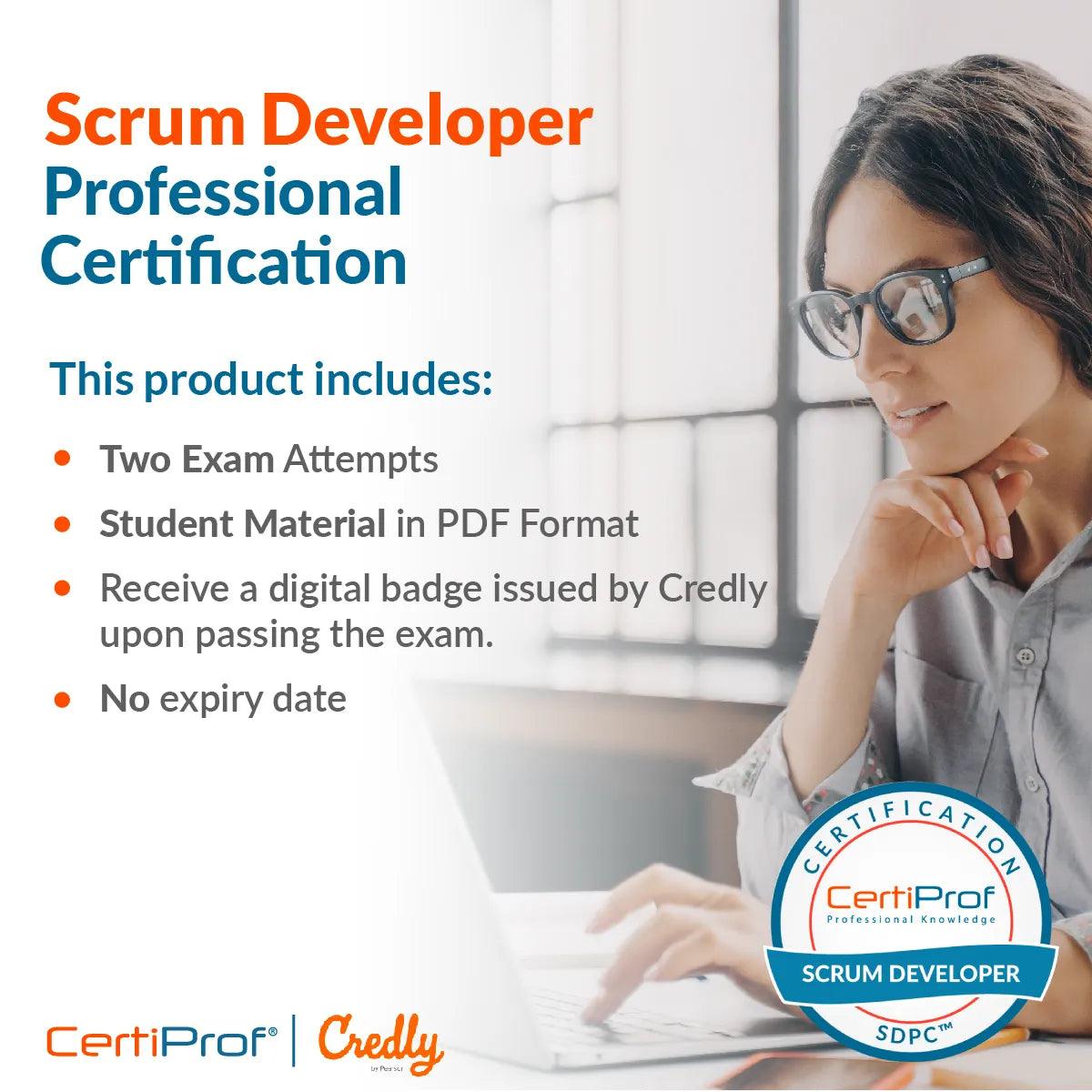 Certificado profesional de desarrollador de Scrum (SDPC) | CertiProf